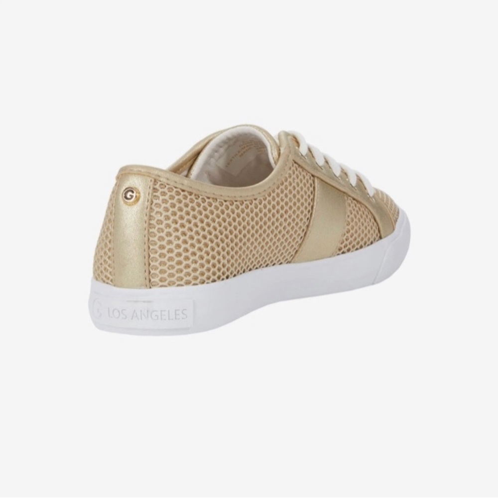 New Guess Brand: Gbg Los Angeles Gold Glitter Sneaker… - Gem